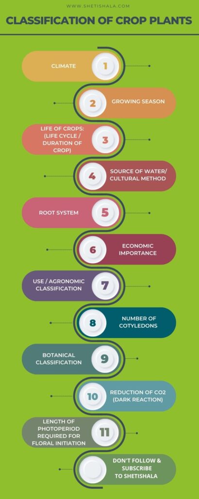 Classification Of Crop Plants